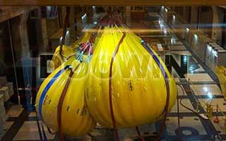 Spreader Beam Load Testing with Test Weights Water Bags - DOOWIN